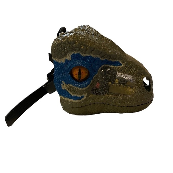 Toys | Jurassic Park World Chomp N Roar Blue Velociraptor Mask Works ...